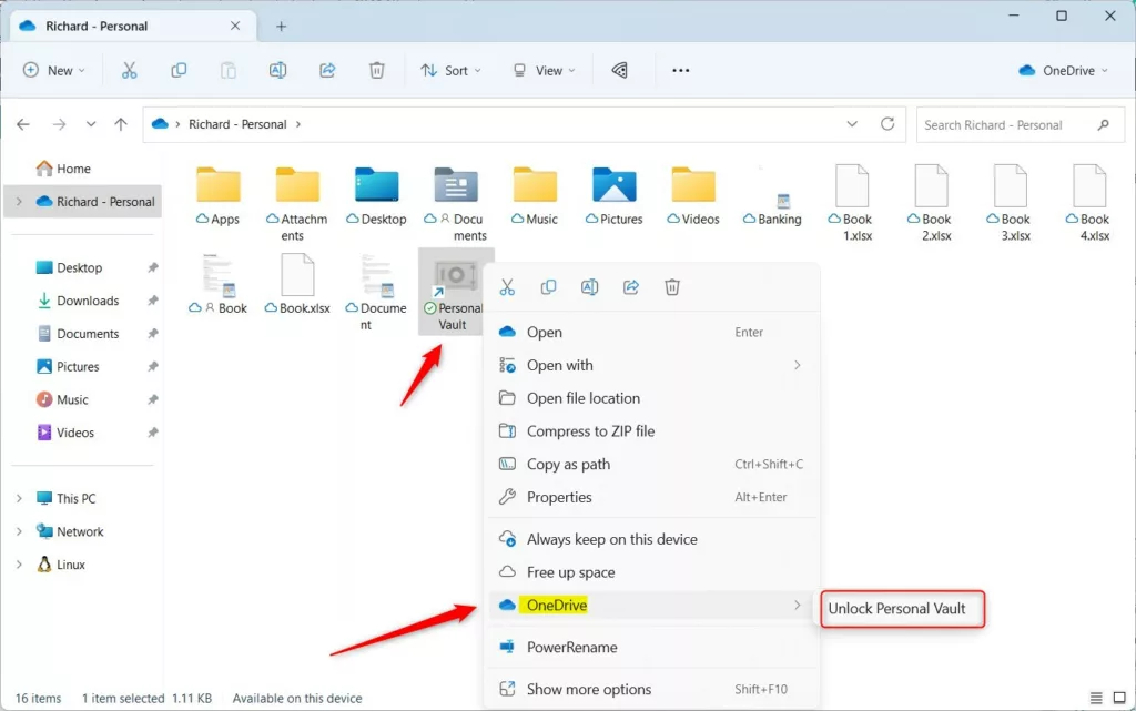 Jak zablokować lub odblokować magazyn osobisty usługi OneDrive w systemie Windows 11 - All ...