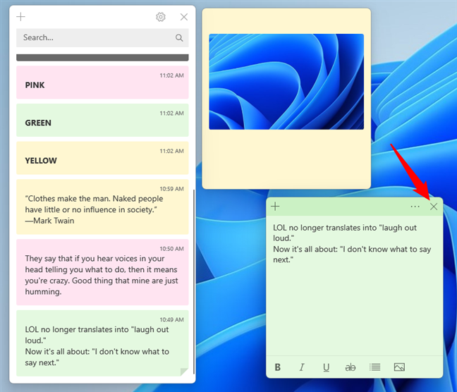 Jak korzystać z karteczek programu Sticky Notes w systemie Windows ...