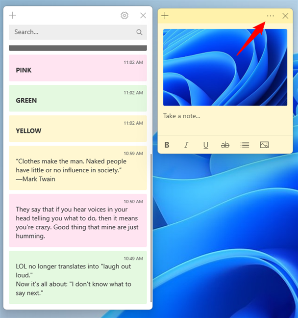 Jak korzystać z karteczek programu Sticky Notes w systemie Windows ...
