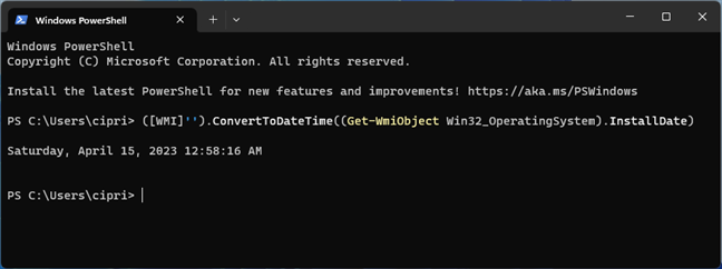 Jak sprawdzić datę instalacji systemu Windows - All Things Windows