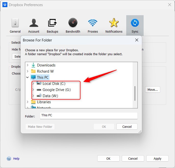 Jak Przenie Lokalizacj Folderu Dropbox W Systemie Windows 11 All