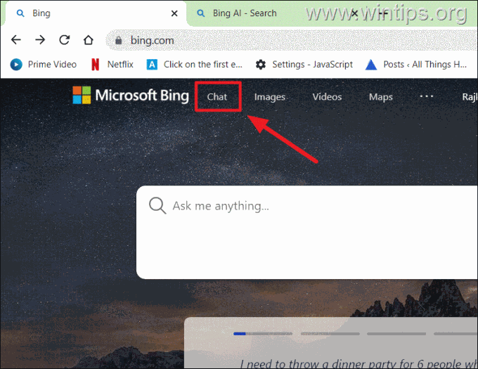 Hur man använder Bing AI Chat i Edge, Chrome och Firefox. - All Things Windows