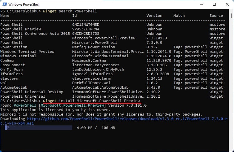 วิธีอัปเดต Powershell บน Windows 11 - All Things Windows