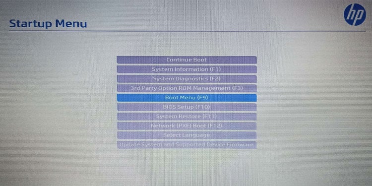 ปุ่ม Boot Menu สำหรับแล็ปท็อป HP คืออะไร? - All Things Windows
