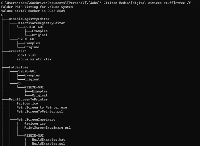วิธีส่งออกโครงสร้างโฟลเดอร์ไปยังไฟล์ (รวมถึง Excel) - All Things Windows