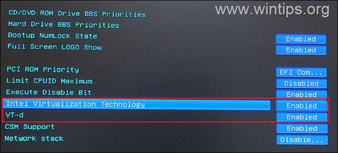 CỐ ĐỊNH: Không có trong phân vùng bộ ảo hóa, VT-x bị tắt trong BIOS trong VirtualBox'(Đã giải ...