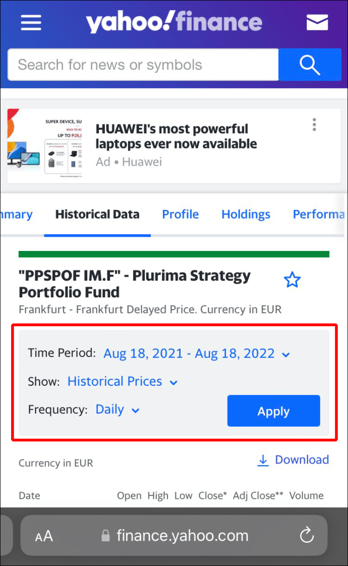 Como baixar dados históricos do Yahoo Finance - All Things Windows