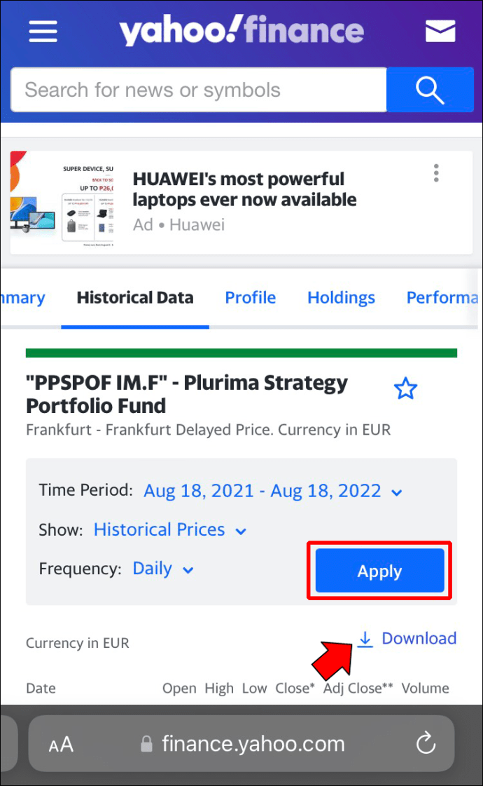 Como baixar dados históricos do Yahoo Finance - All Things Windows