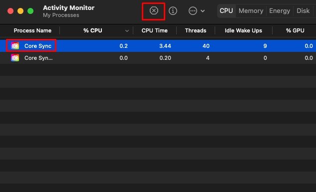 O que é o Core Sync no Mac? Por que ele tem alta CPU - All Things Windows