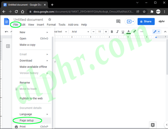 Como criar uma página de capa do Google Docs - All Things Windows