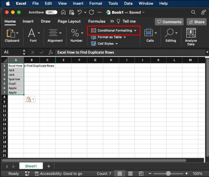 Como encontrar linhas duplicadas no Excel - All Things Windows