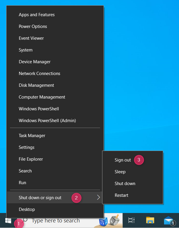 Como sair (fazer logoff) do Windows 10 - All Things Windows