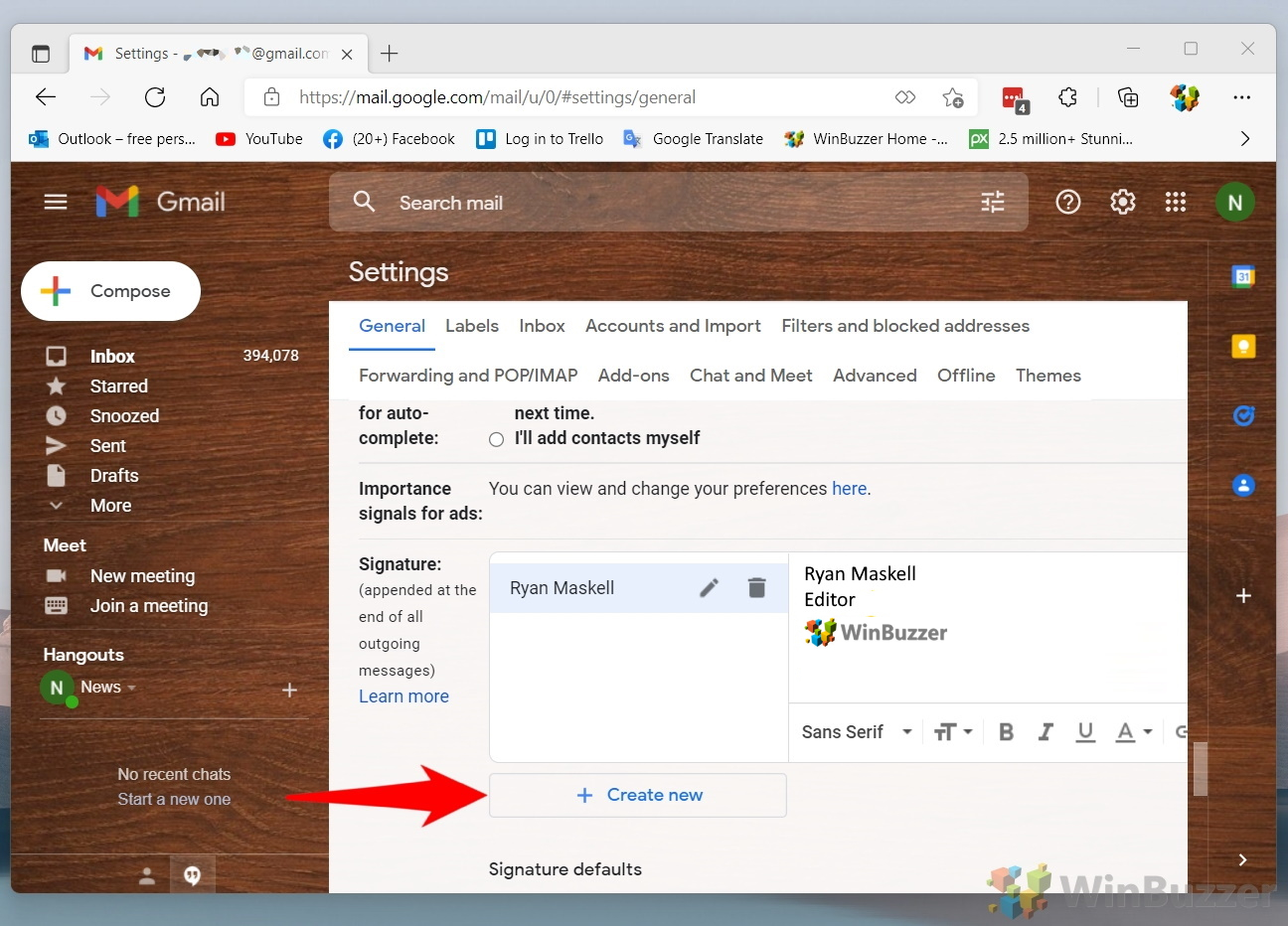 Como adicionar uma assinatura no Gmail - All Things Windows